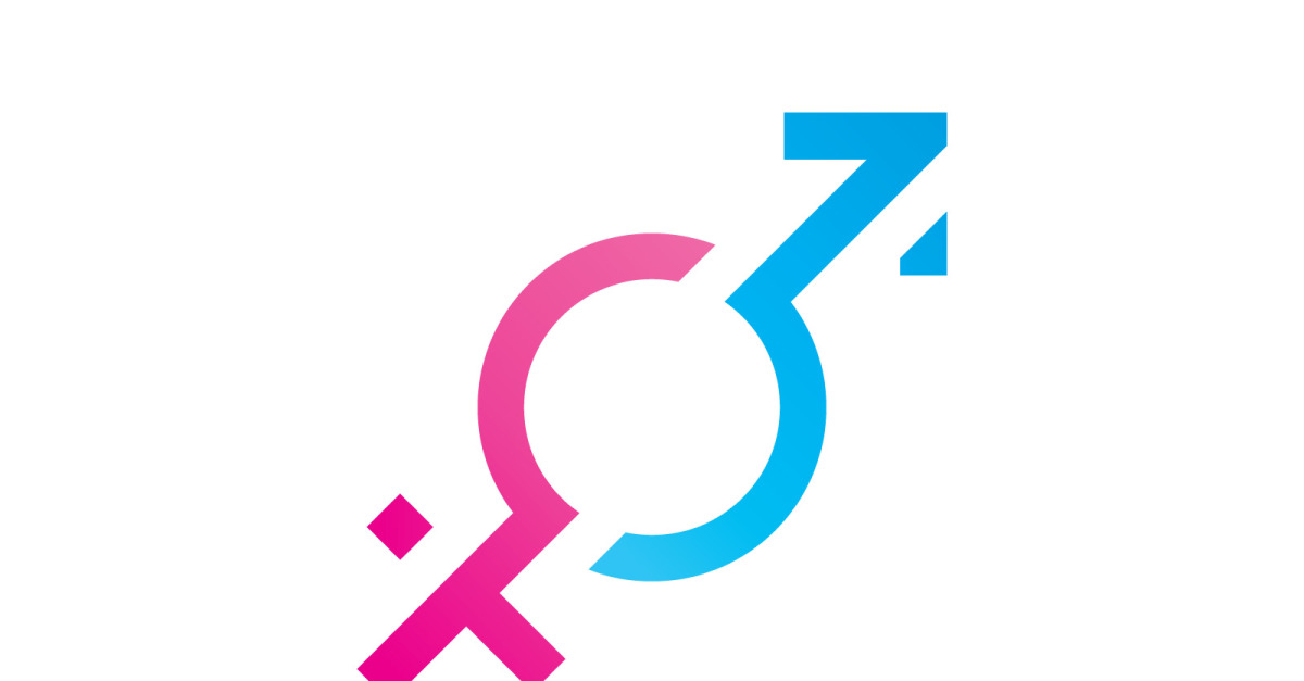 Logotipo De Símbolo De Género Del Sexo Y La Igualdad De Hombres Y