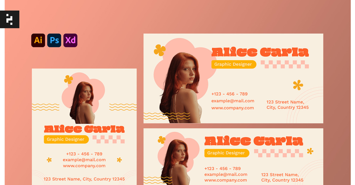 Email Signature Retro Theme #309943 - TemplateMonster