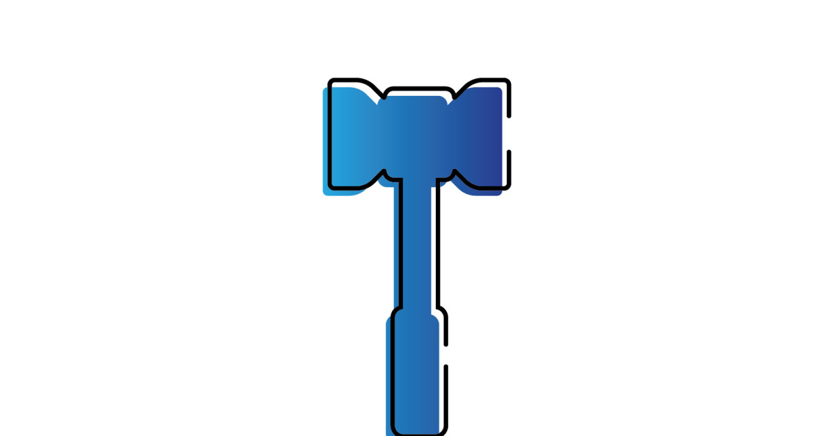 Martillo logo vector ilustración diseño V3 - TemplateMonster