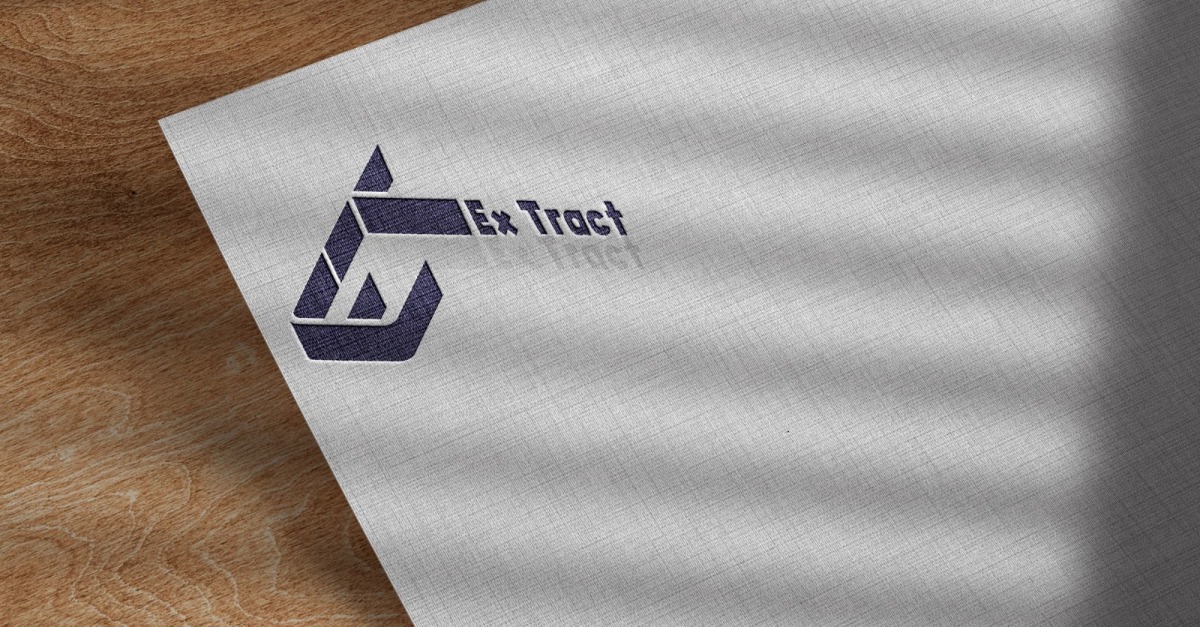 -Ex Tract- logo digital Template #310381 - TemplateMonster