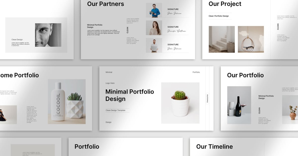 Minimal Portfolio Presentation Layout - TemplateMonster Minimal Portfolio Presentation Layout - TemplateMonster