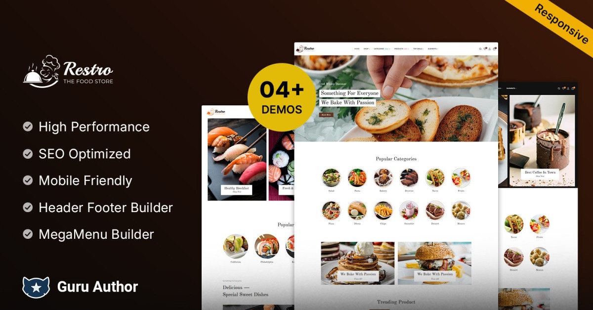 Restro - Sushi, Japanese, Chinese Restaurants Store WooCommerce ...