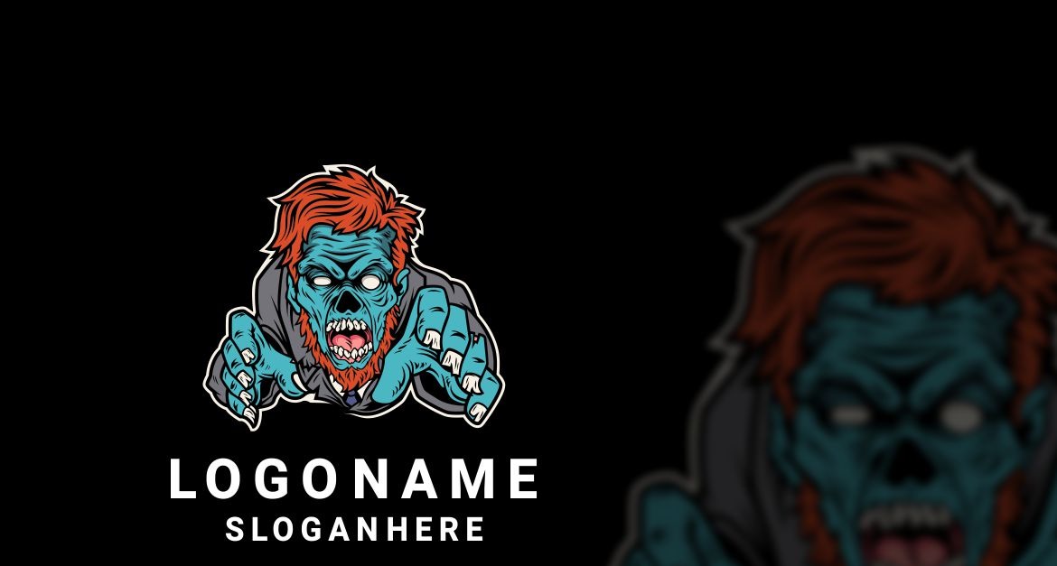 Zombie Graphic Logo Design #310682 - TemplateMonster