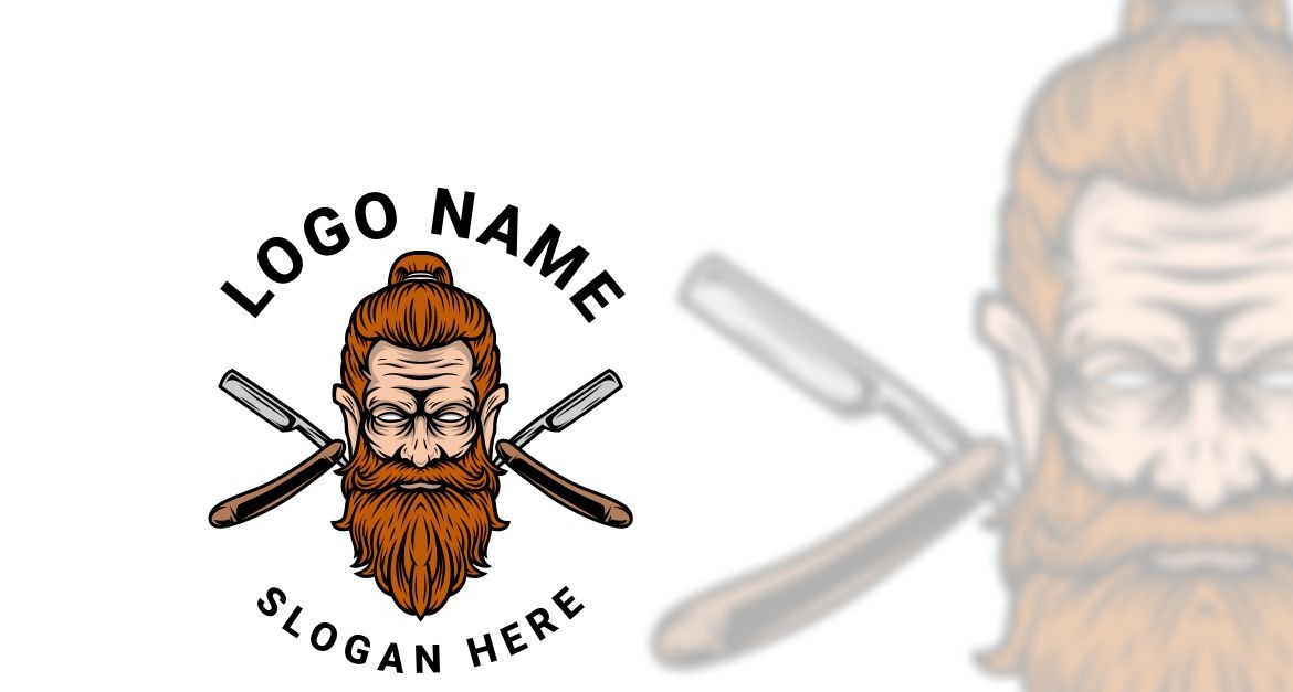 Friseur-Grafik-Logo-Design #310760 - TemplateMonster