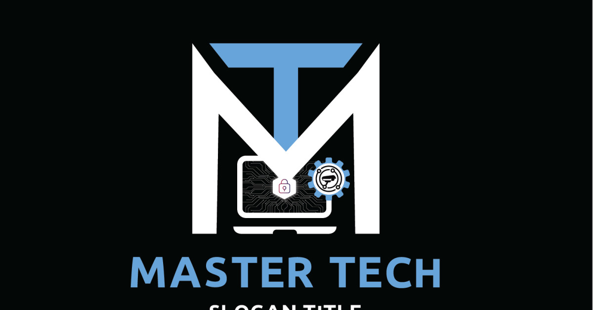 Master Tech – Modelo criativo de logotipo para mais tecnologia da ...