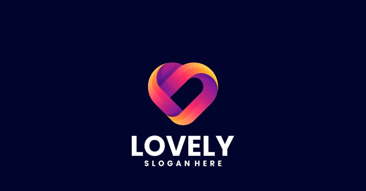 Joli logo coloré dégradé 2 #310921 - TemplateMonster