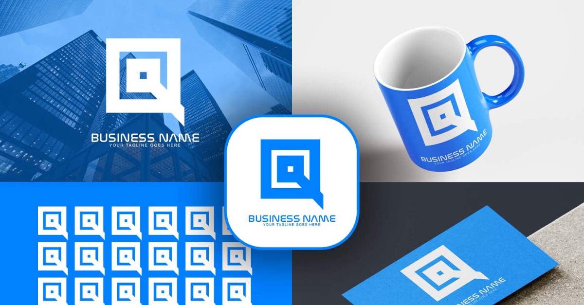 Professional AQ Letter Logo Design per il tuo business - Identità del ...