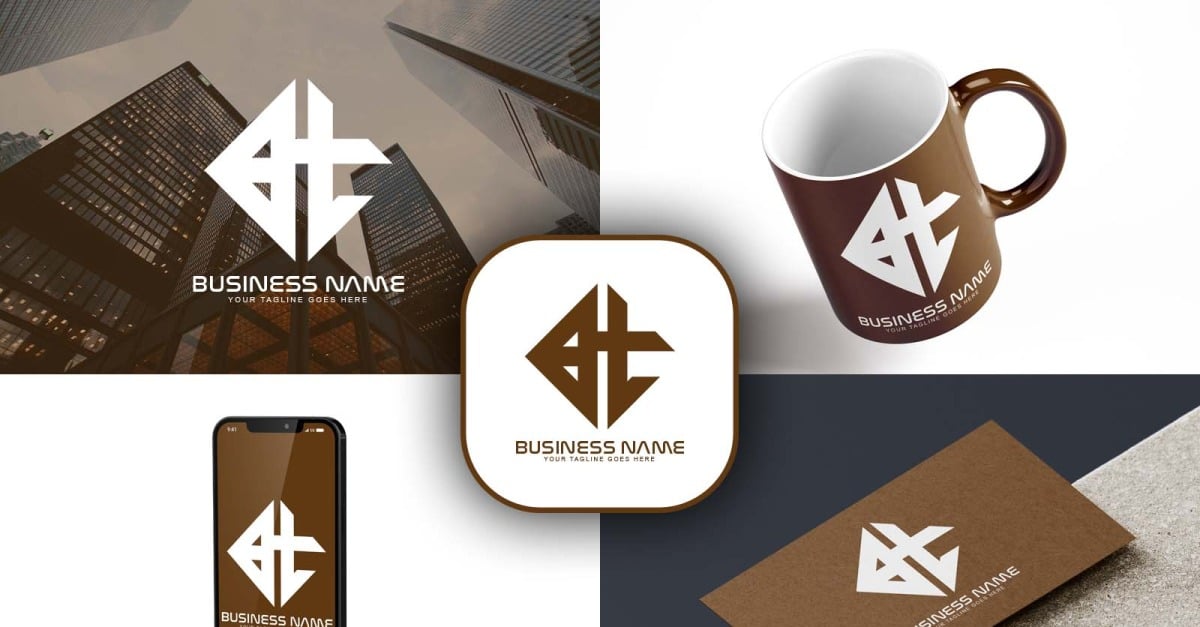 Professional BT Letter Logo Design For Your Business - Brand Identity