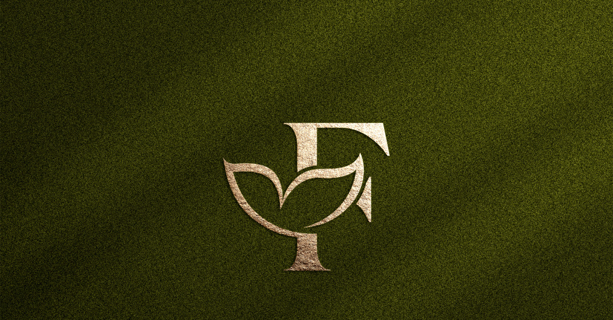 Floral Beauty Logo Leaf Natural Letter F - TemplateMonster