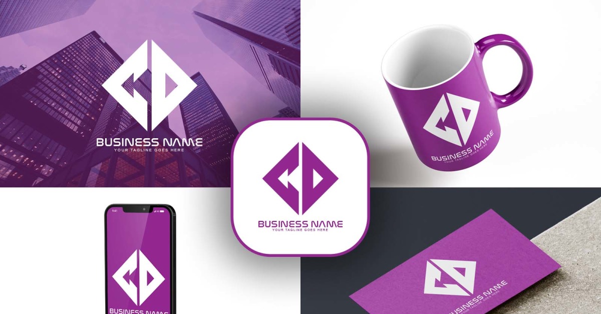 Professional CD Letter Logo Design For Your Business - Brand Identity
