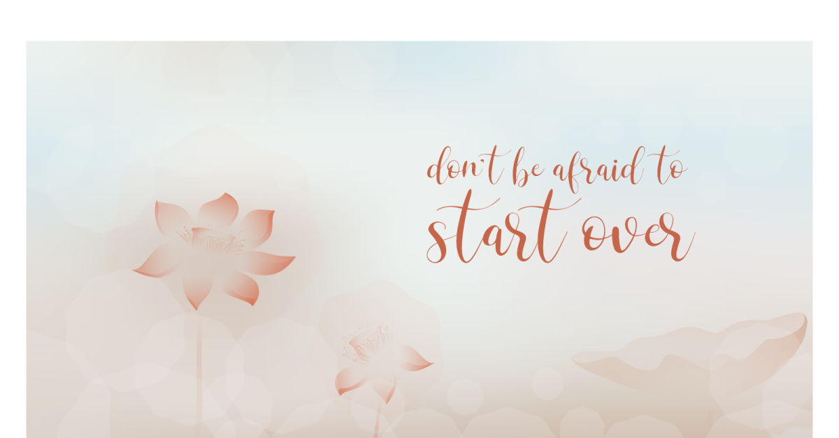 Orange Background Image with Lotus and Inspirational Message of ...