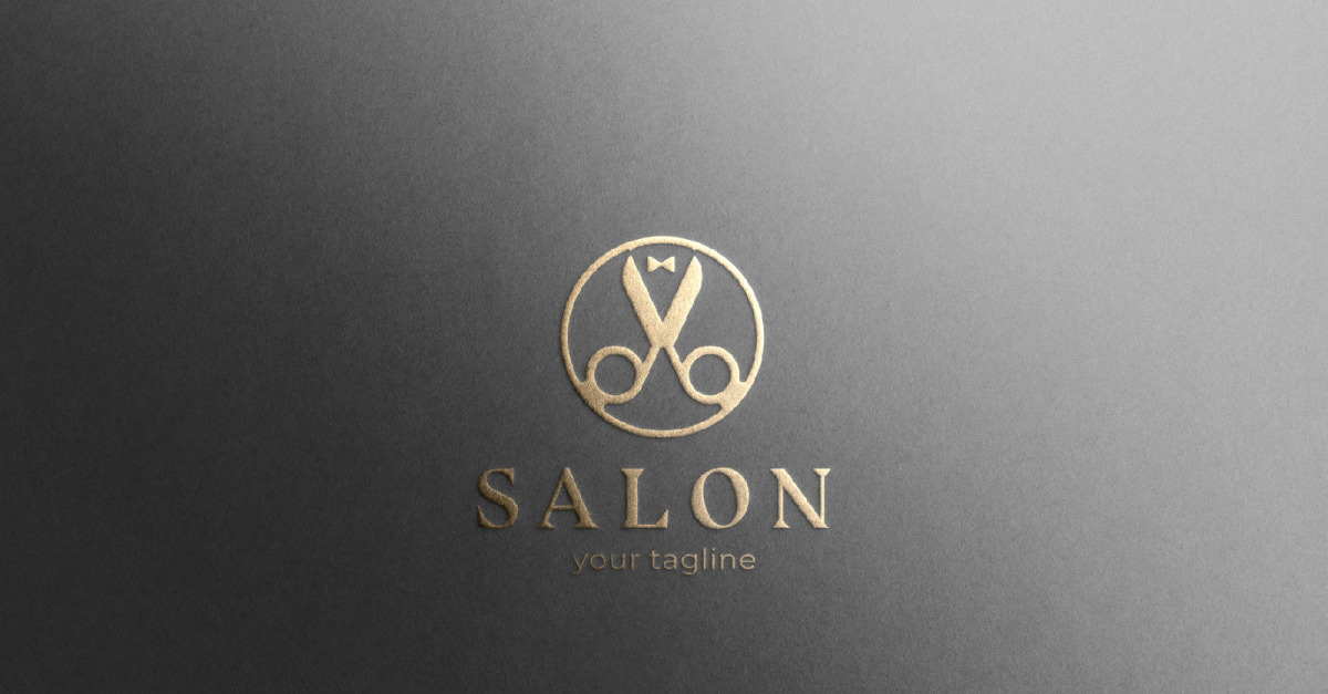 Salon logo design template #311249 - TemplateMonster