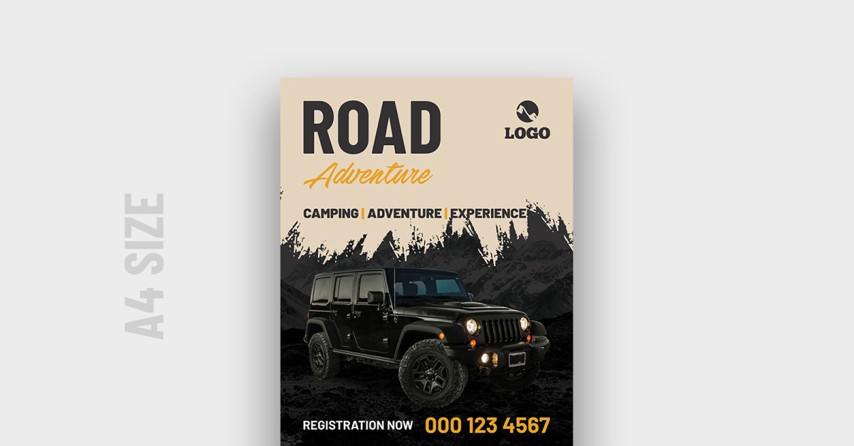 Off-road Flyer Template v4 #311357 - TemplateMonster