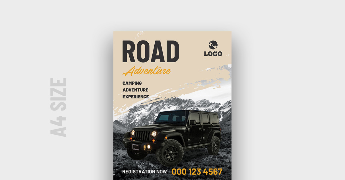 Off-road Flyer Template v6 #311359 - TemplateMonster