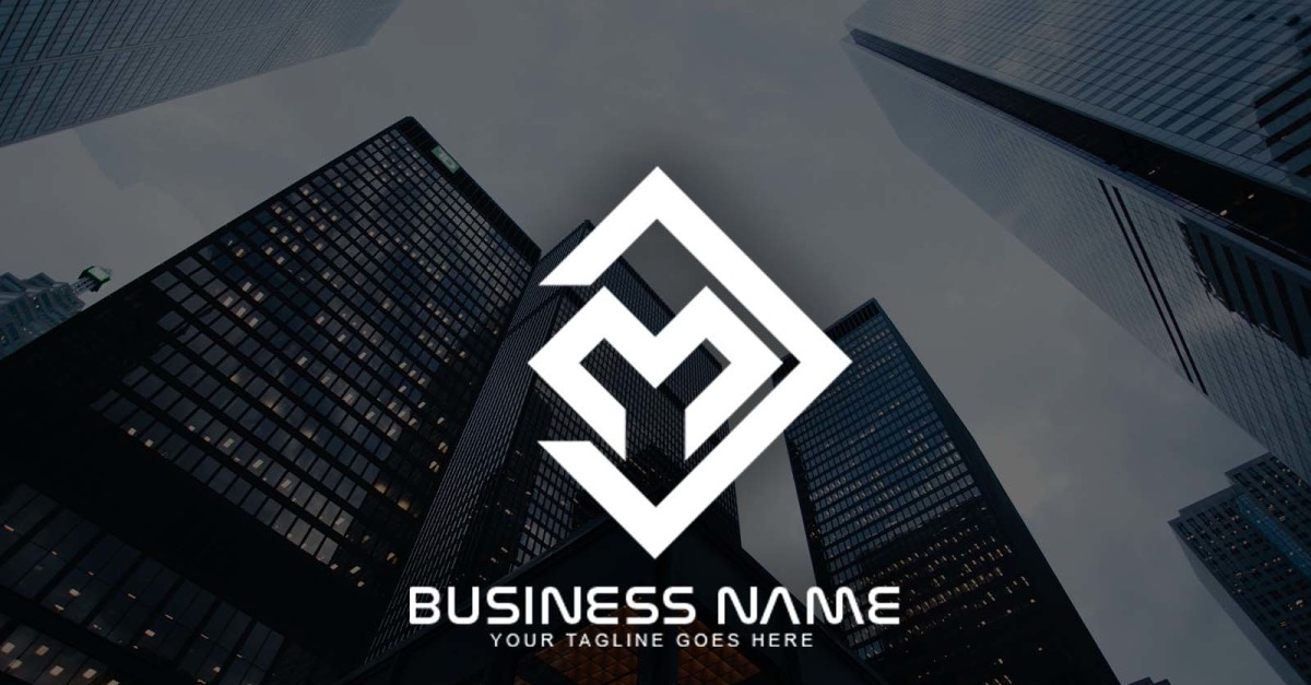 Professional DM Letter Logo Design For Your Business - Brand Identity