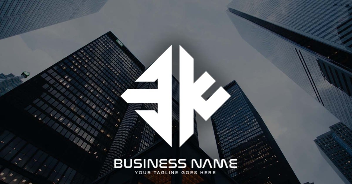 Professional EK Letter Logo Design For Your Business - Brand Identity