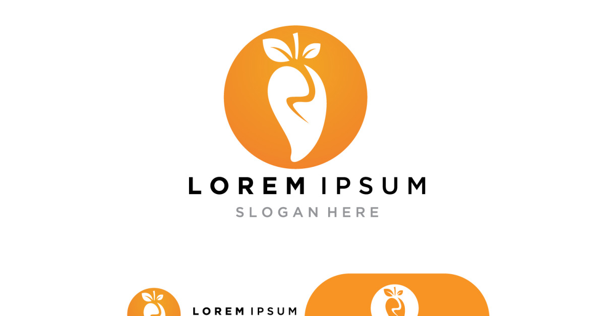 Mango Meyve Taze Meyve Suyu Logo vektör sürüm 10