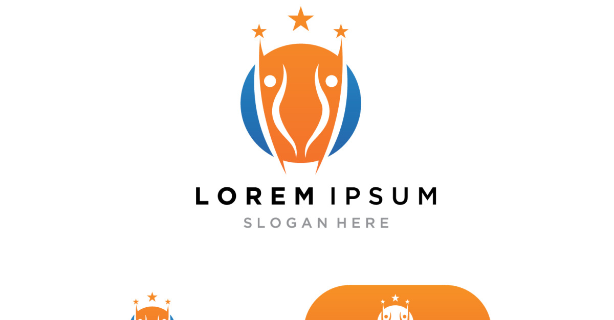 İnsanlar yıldız başarı logo simge vektör v6 - TemplateMonster