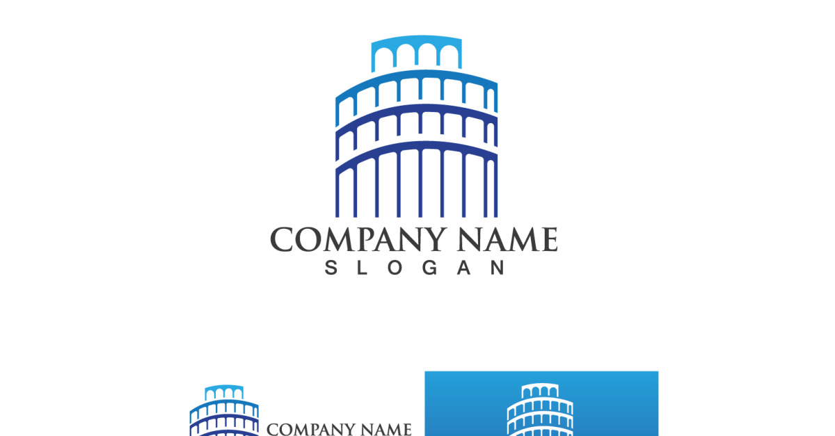 Musée logo symbole vecteur v1 #311799 - TemplateMonster