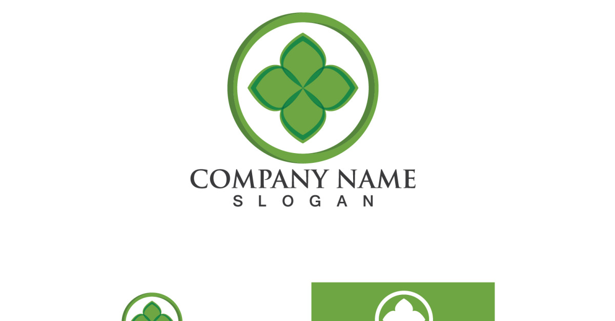 Green color graphic. Nature v1 #311888 - TemplateMonster