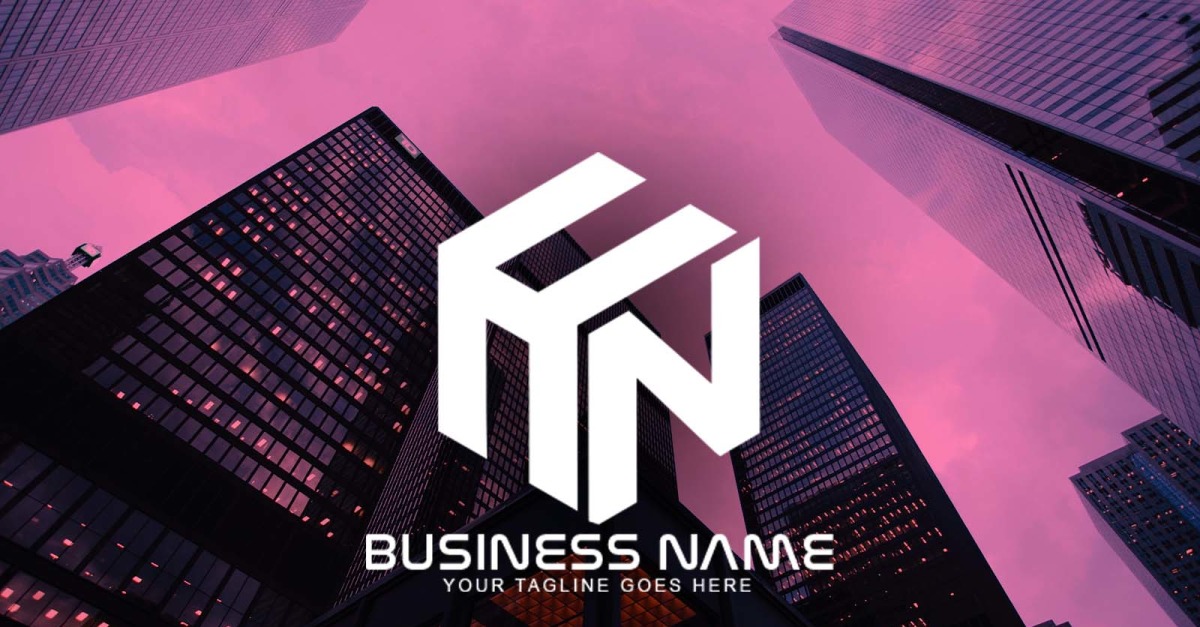 Professional HN Letter Logo Design For Your Business - Brand Identity