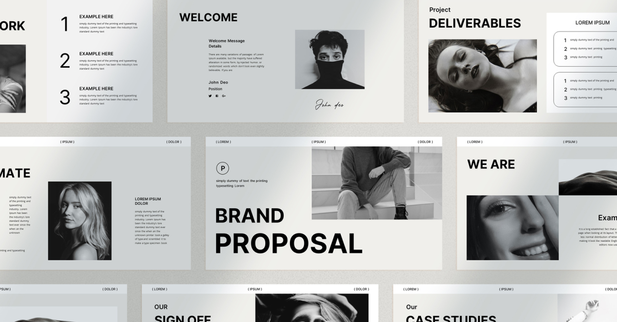 Brand Proposal Powerpoint Template #312217 - TemplateMonster
