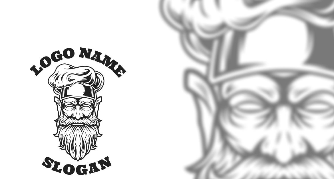 The Chef Graphic Logo Design #312279 - TemplateMonster