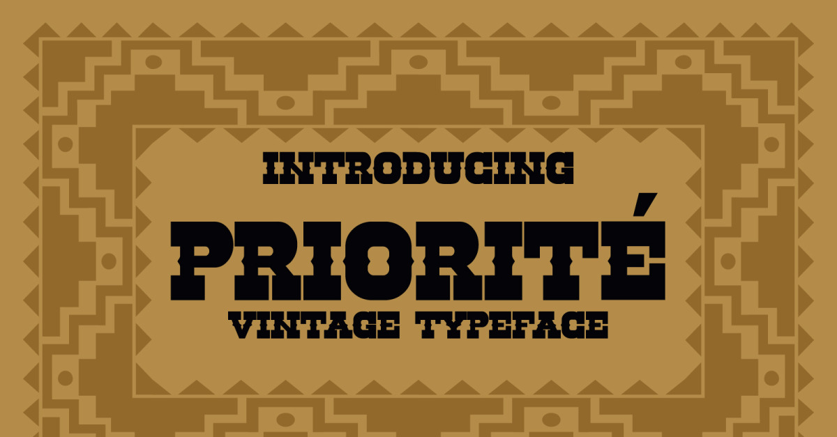 Prioridad - Estilo de fuentes vintage - TemplateMonster
