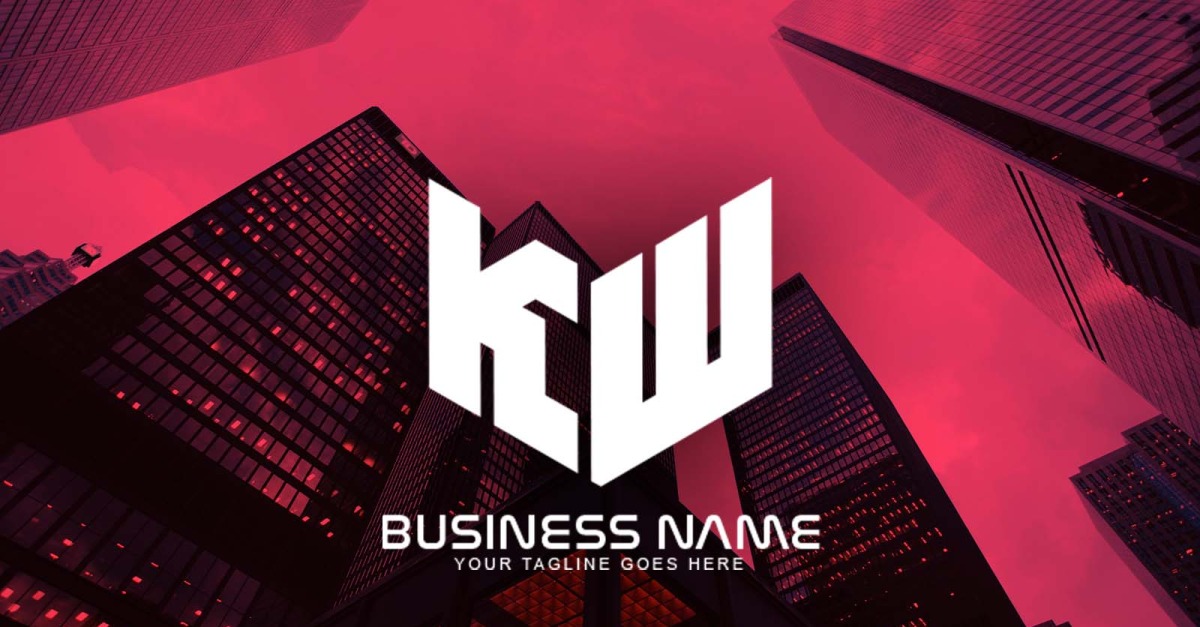 Professional KW Letter Logo Design For Your Business - Brand Identity