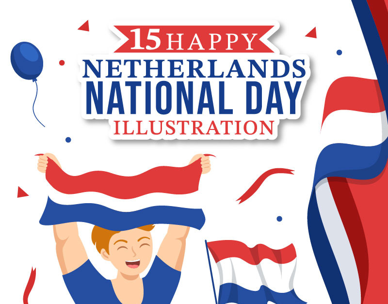 15 Netherlands National Day Illustration - TemplateMonster