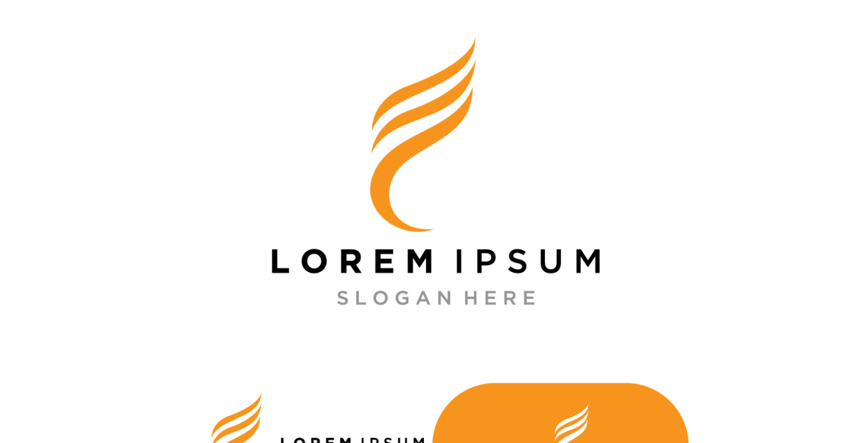 Ateş Alev Logo vektör şablonu v2 #312668 - TemplateMonster