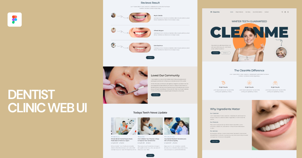 Dentist Clinic Web Ui Template 312962 Templatemonster