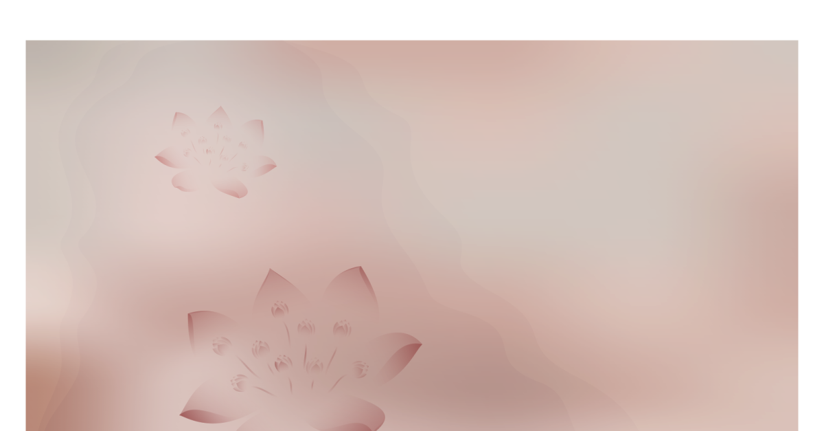 Hintergrundbild im roten Farbschema mit Lotus