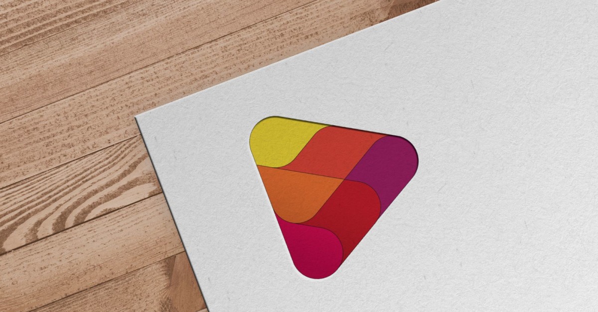 Colorful Triangle Digital Logo #313630 - TemplateMonster
