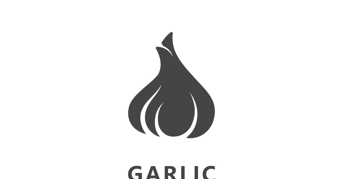 Garlic logo icon vector illustration V11 - TemplateMonster
