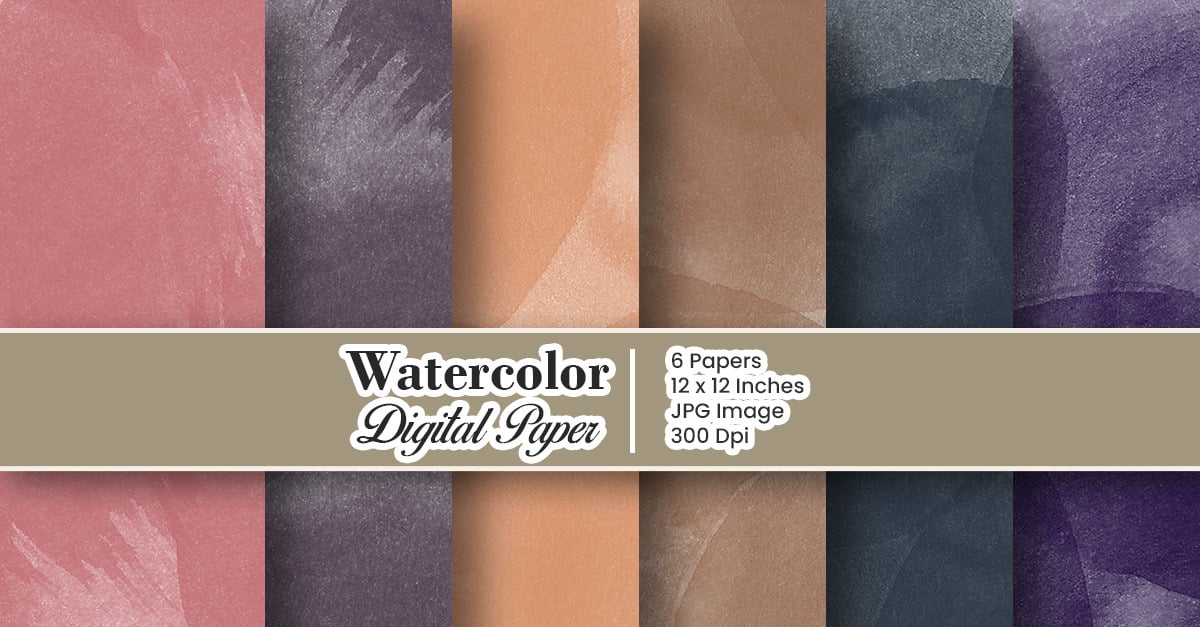 Watercolor digital paper or Paint splatter texture background. colorful ...