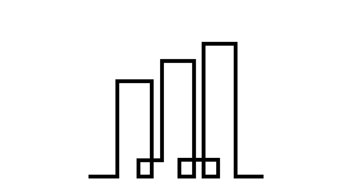 Modern line art City design logo template v15