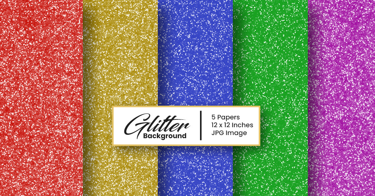 Colorful Glitter Digital Paper Background or bokeh lights Digital Paper