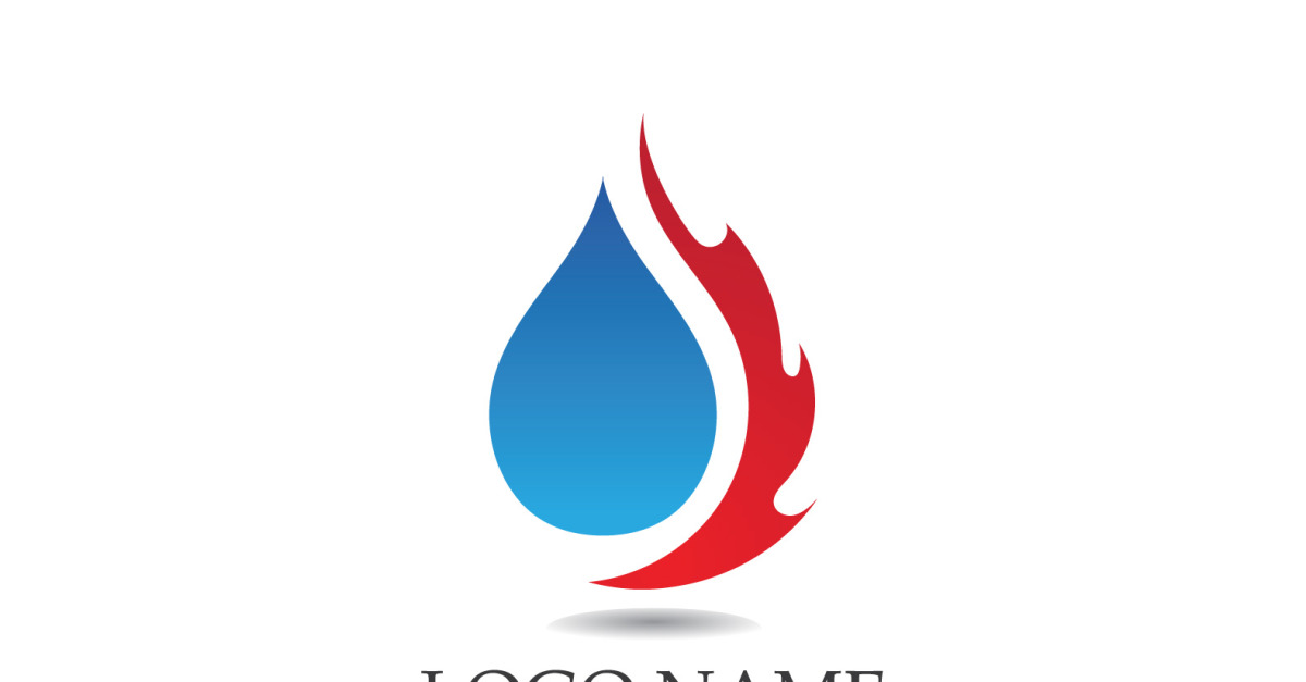 Símbolo de vetor de símbolo de óleo e gás de fogo e chama versão 22