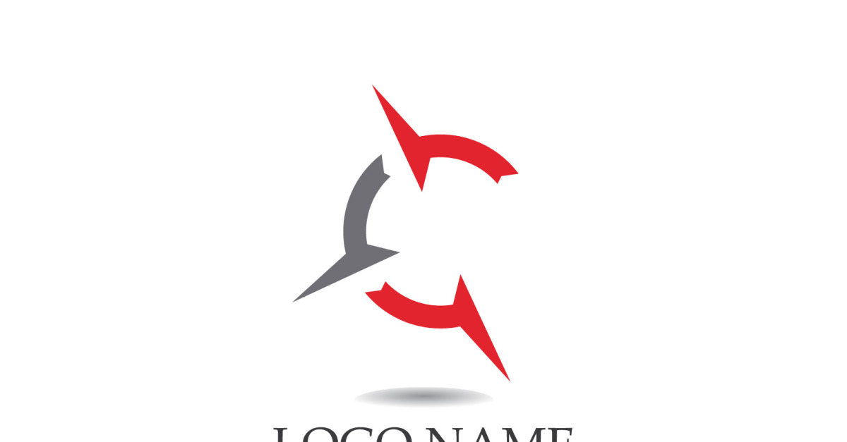 Boussole carte logo et symbole vecteur v2 - TemplateMonster