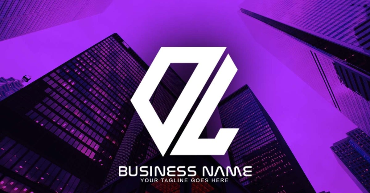 Professional Polygonal OL Letter Logo Design For Your Business - Brand ...