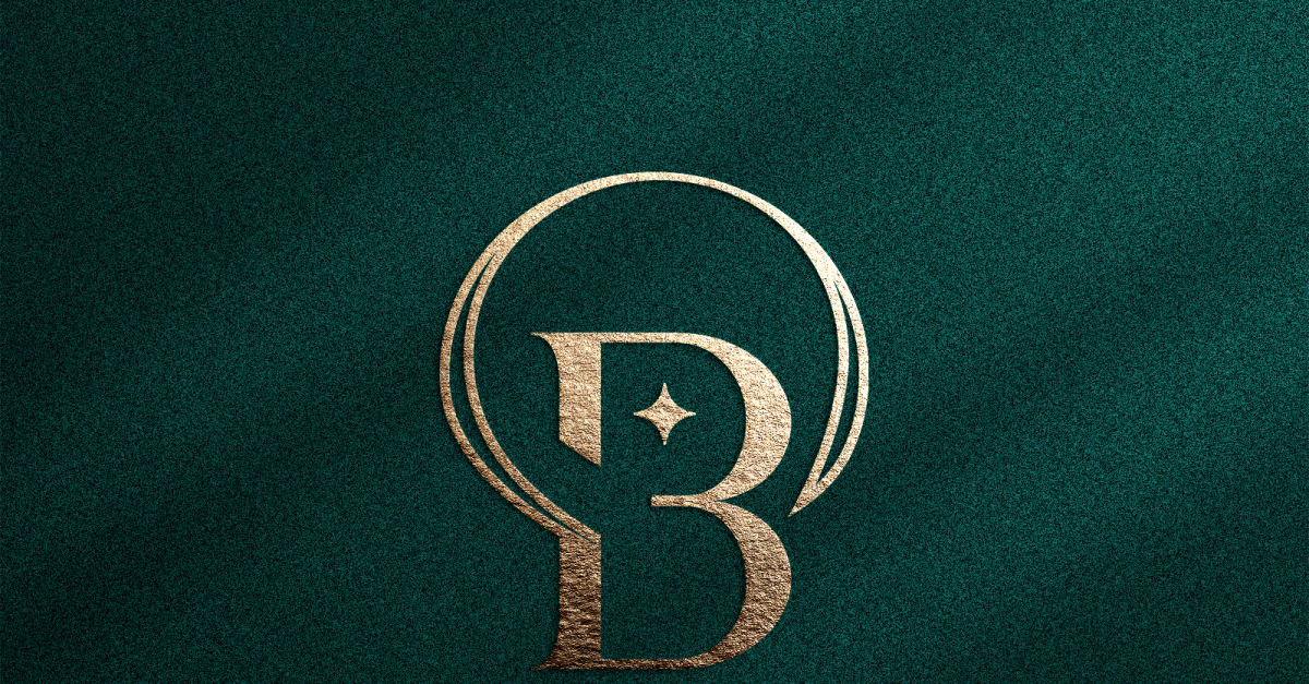 Elegant Minimalist Beauty Logo Cosmetic Letter B