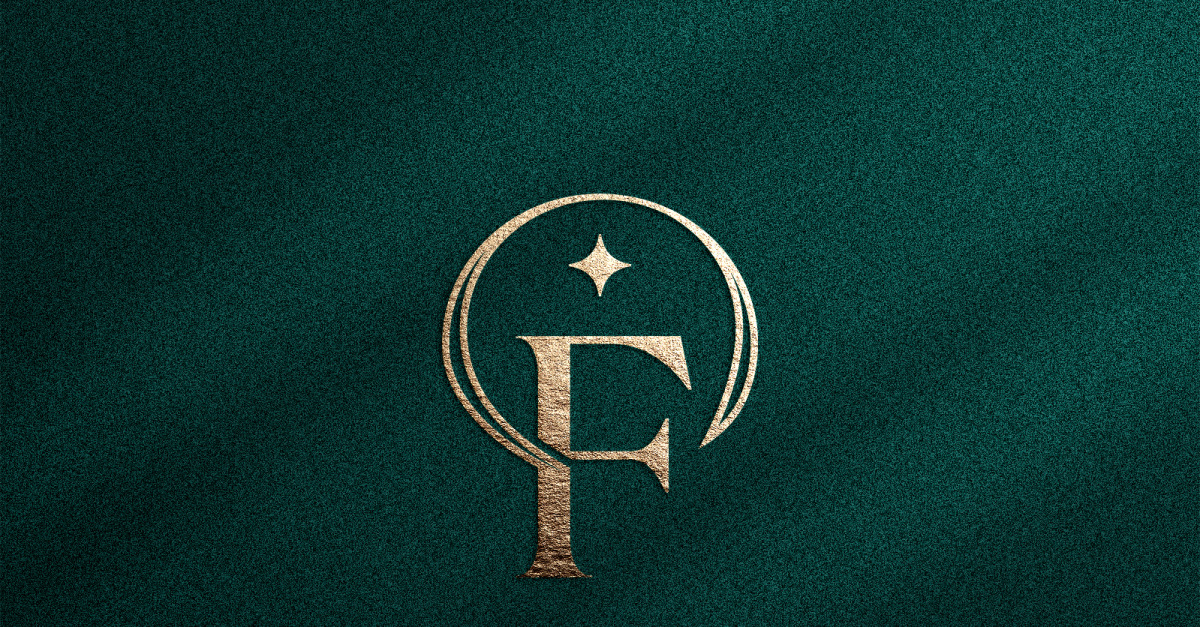 Elegant Minimalist Beauty Logo Cosmetic Letter F