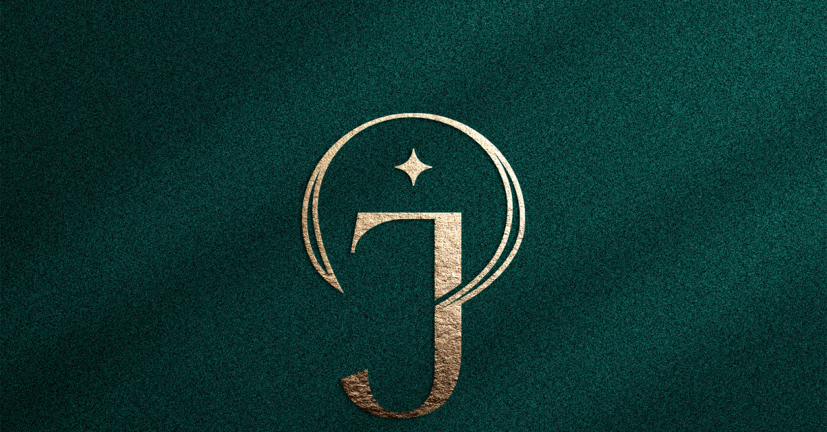 Elegant Minimalist Beauty Logo Cosmetic Letter J
