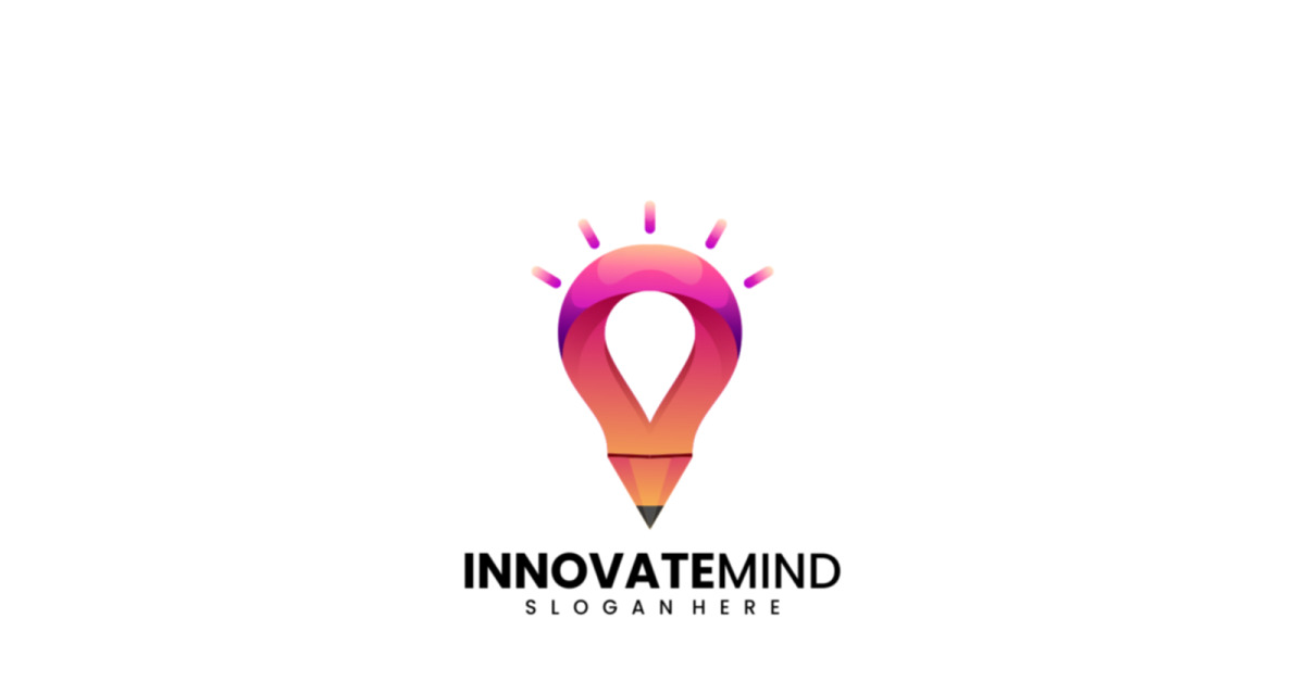 Innovate Mind Gradient Logo #314948 - TemplateMonster