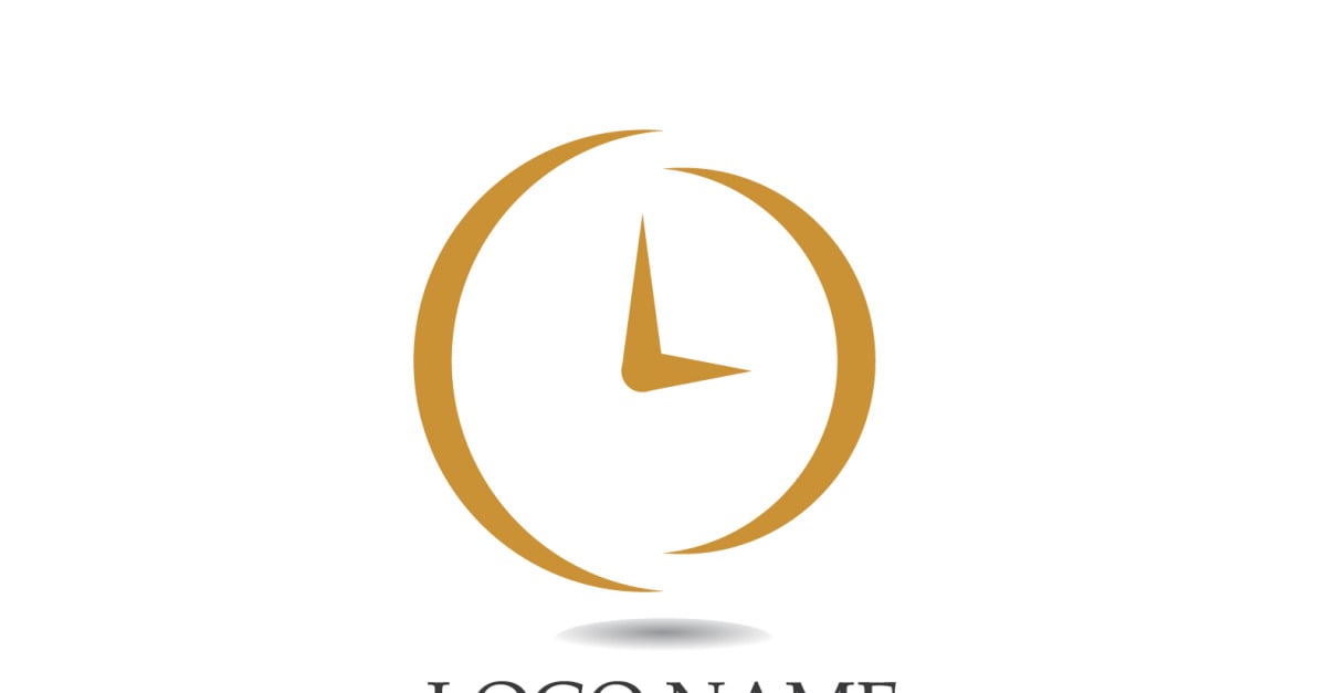 Clock Time business logo vector v3 #315175 - TemplateMonster