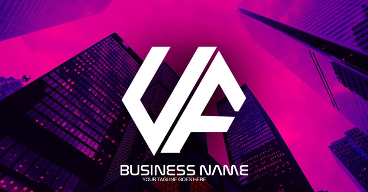 Professional Polygonal UF Letter Logo Design For Your Business - Brand ...
