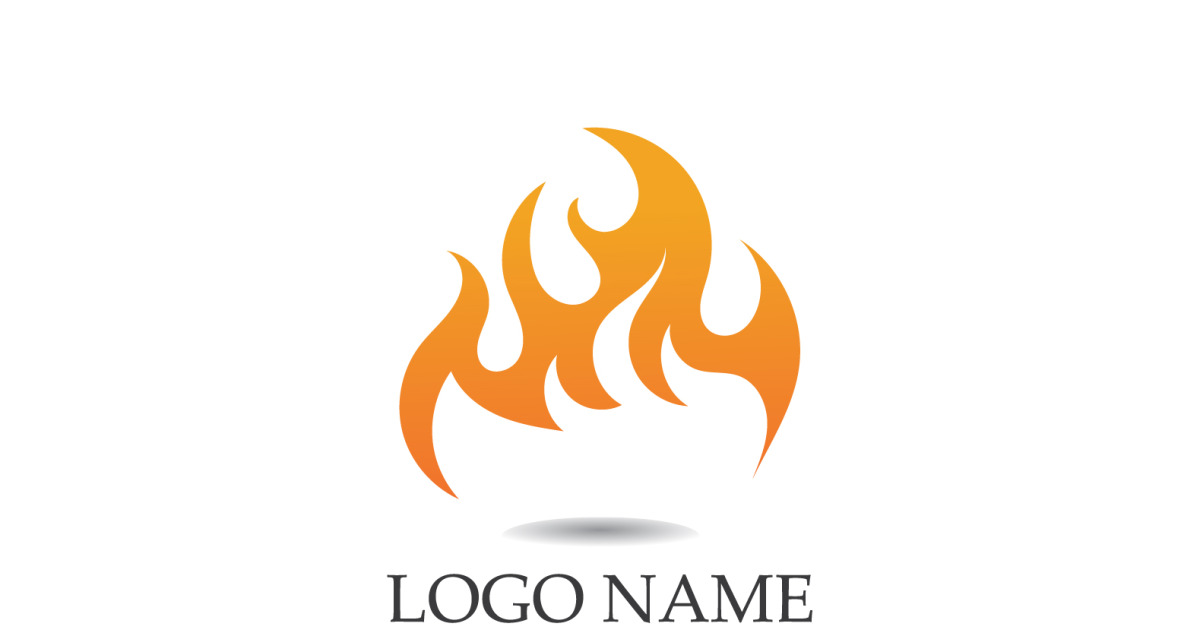 Roast fire and symbol vector design v12 - TemplateMonster