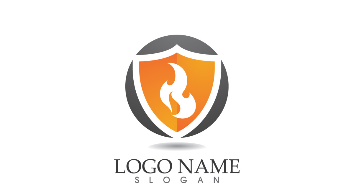 Roast fire and symbol vector design v20 - TemplateMonster