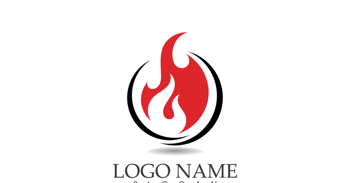 Roast fire and symbol vector design v7 - TemplateMonster